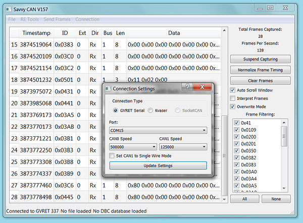 Wanted: SavvyCAN HowTo - General Discussion - Macchina